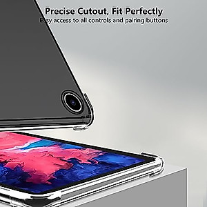 Aircawin for 11'' Amazon Fire Max 11 Case Clear,Shockproof Clear Case for Amazon Fire Max 11 Case Cover 13th Generation 2023,Shockproof Soft TPU Back Cover Shell for Fire Max 11 Tablet Case-Clear