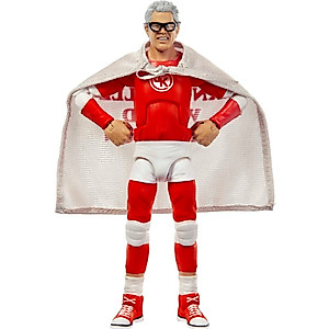 Mattel WWE Johnny Knoxville Elite Collection Action Figure, Deluxe Articulation & Life-like Detail with Iconic Accessories, 6-inch