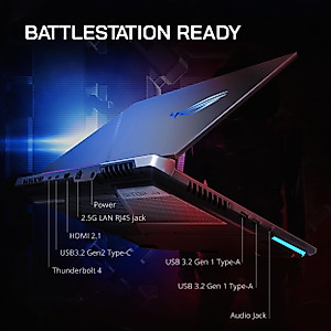 Asus 2023 ROG Strix Scar 15 15.6”300Hz IPS Type FHD Gaming Laptop, AMD Ryzen 9 5900HX, 32GB RAM, 2TB PCIe SSD, Backlit Keyboard, GeForce RTX 3080, WiFi 6, Win 11 Pro, Black, 32GB SnowBell USB Card