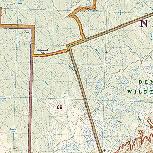 Denali National Park and Preserve Map (National Geographic Trails Illustrated Map, 222)