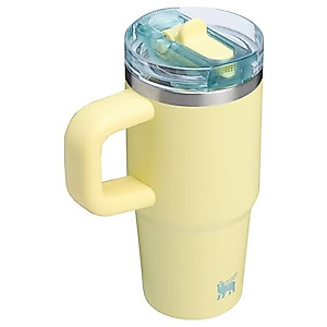 Stanley Quencher ProTour Flip Straw Tumbler with Leakproof Lid 14 oz | Built-In Straw and Handle | Cup Holder Compatible for Travel | Insulated Stainless Steel Cup | BPA-Free | Pomelo