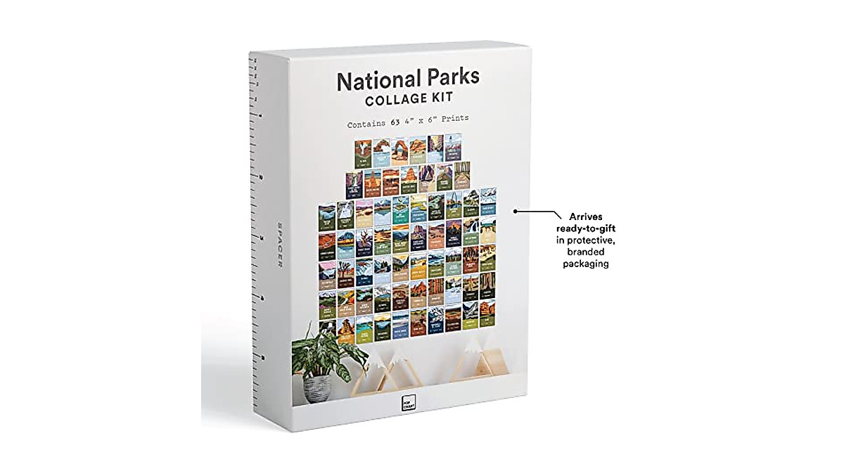 National Parks Wall Collage Kit - 63 Premium Art Prints | Pop Chart
