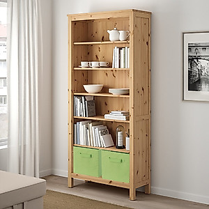 PowerKing Collapsible Storage Cubes with Handles, Fabric Foldable Bins for Closet Shelves, Durable Organization Storage Bins, 10.5'' x 11'' x 10.5'', 6 Pack, Green