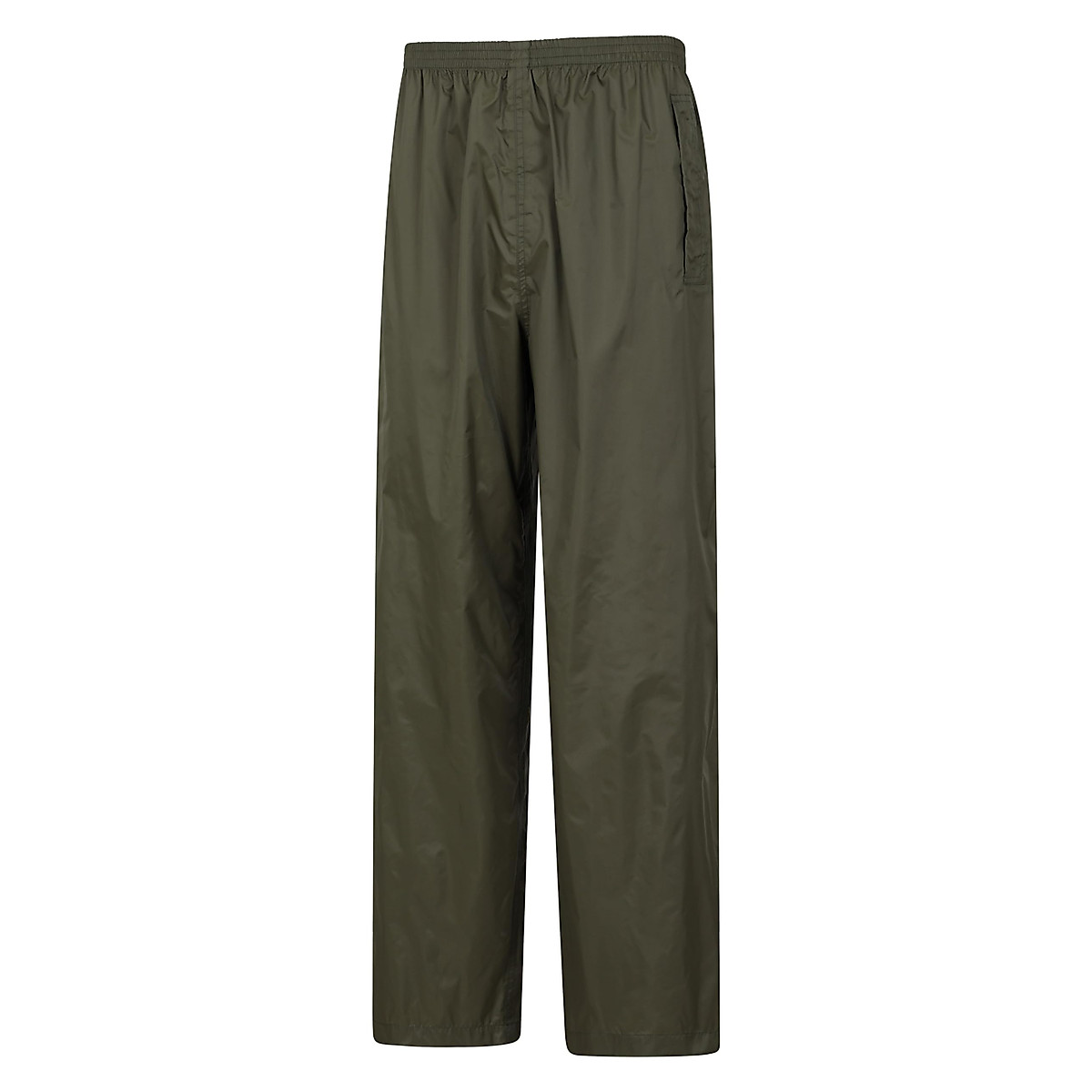 Mountain Warehouse Pakka Mens Waterproof Rain Over Pants - Breathable Khaki Medium