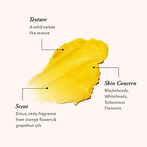 APRILSKIN Carrotene IPMP Hydromelt Cleansing Balm, 3.04 fl.oz, Noncomedogenic, Grapefruit Peel Oil, O-Cymen-5-Ol helps reduce blackheads & breakouts, for sensitive & oily skin, Korean Skincare