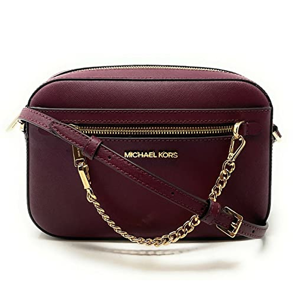 Jet Set Large Saffiano Leather Crossbody Bag