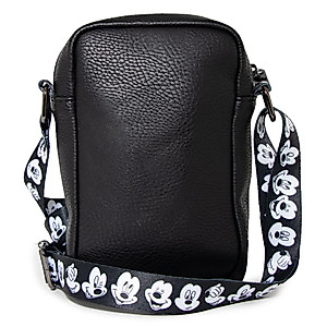 Buckle Down Disney Bag, Crossbody, Mickey Mouse Smiling, Vegan Leather