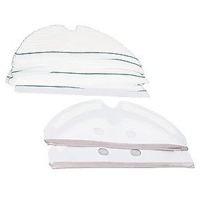 TOPINCN Sweeper Mop, Reusable Cloth Mop Pads Sweeping Robot Accessories Disposable Mop Cloth Holder Plate for Xiaomi Roborock S6 S5max E35 E2