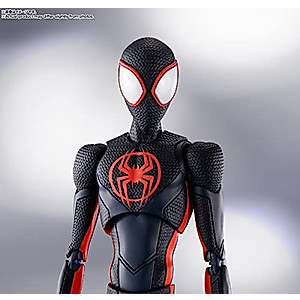 TAMASHII NATIONS - Spider-Man: Across The Spider-Verse - Spider-Man (Miles Morales) (Spider-Man: Across The Spider-Verse), Bandai Spirits S.H.Figuarts Action Figure
