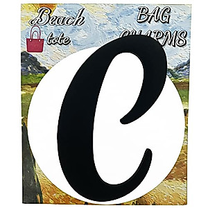 TOYORK Bag Charms for Bogg Bag Accessories Decorative Bogg Bag Charms Insert Alphabet Lettering for Beach Tote Rubber Beach Bag Accessories