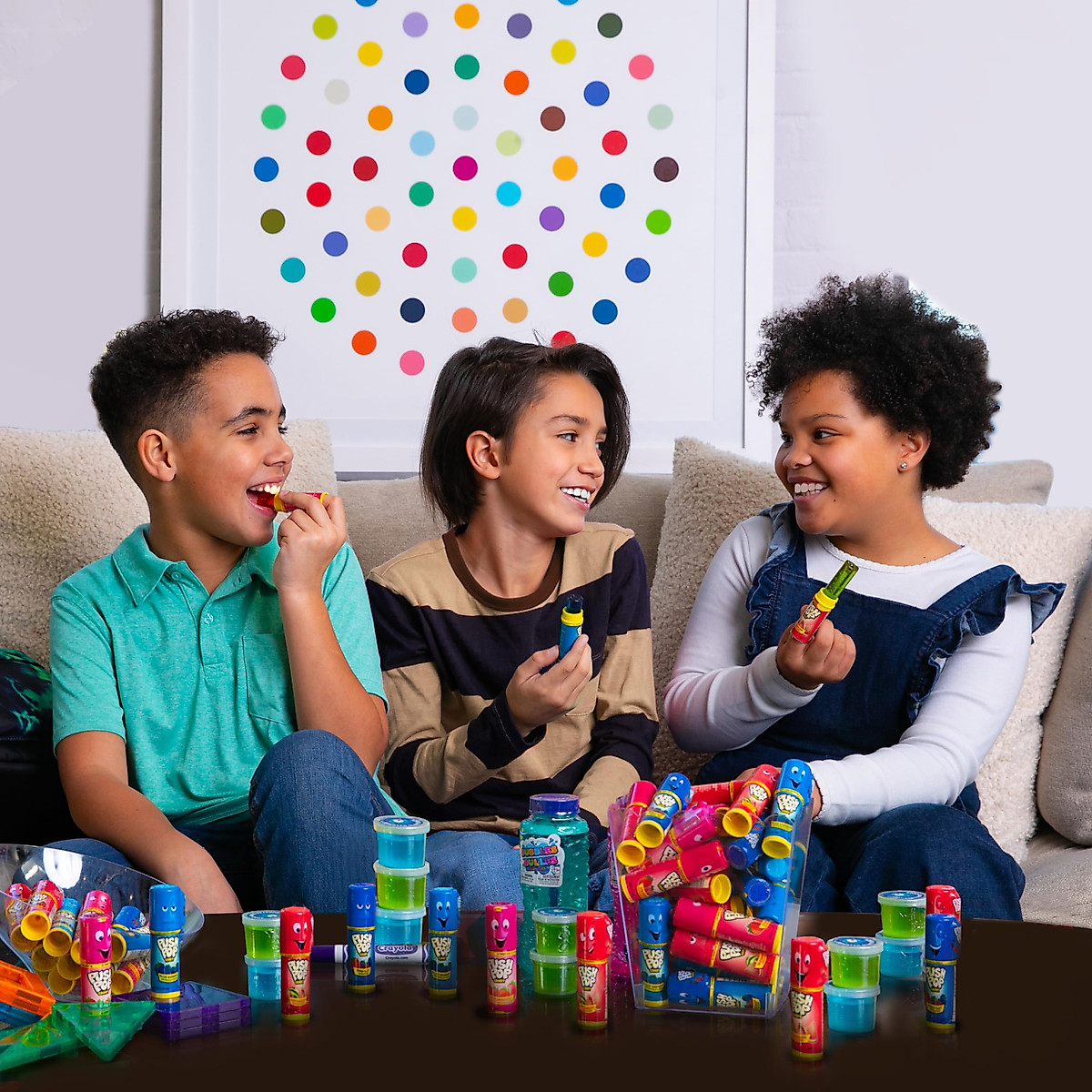 Push Pop Candy Lollipops - Individually Wrapped Variety Candy Party Pack - 24 Count Lollipops in Assorted Fruity Flavors - Fun Candy for Gifts, Celebrations, Party Favors, Gift Baskets, & Birthdays