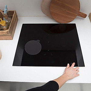 Cabilock 2pcs Induction Cooktop Mat, Silicone Cooktop Protector for Induction Cooker Scratch Protector Mat, Silicone Mat Non Slip Pads for Magnetic Stove, Heat Insulation Mat