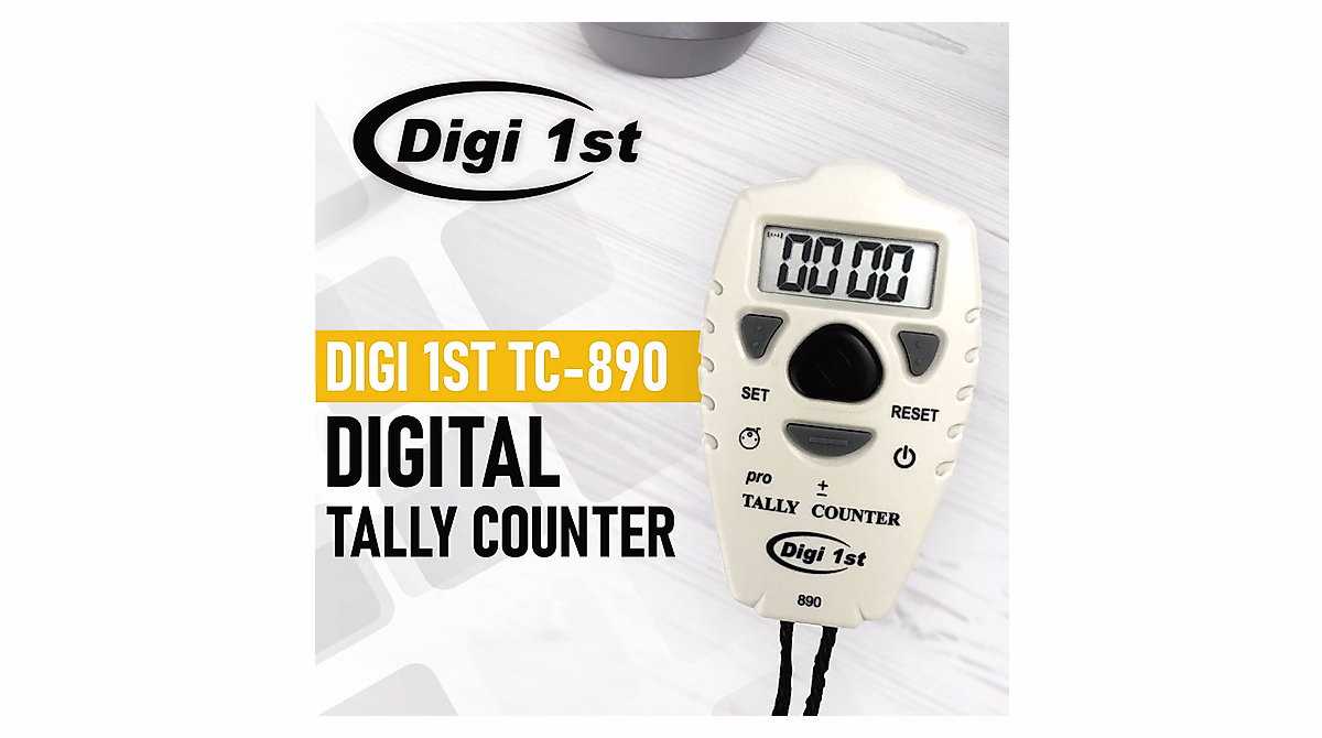 Digi 1st TC-890 Digital Tally Counter, Electronic Up Down Clicker ...