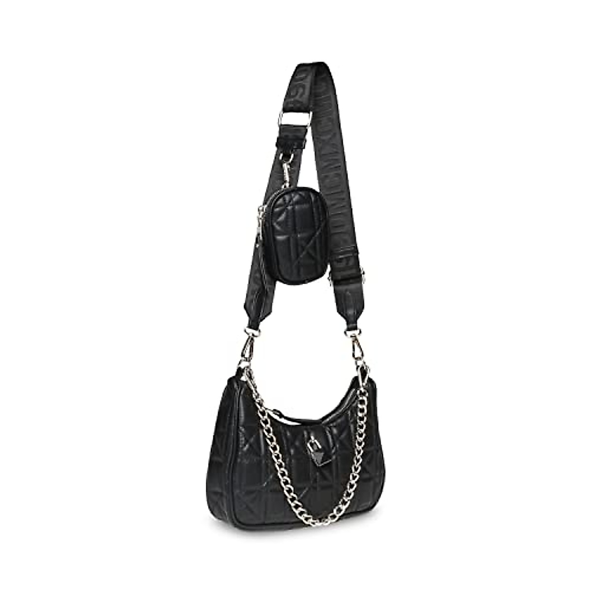 Steve Madden Vital-G Multi Pouch Crossbody, Black