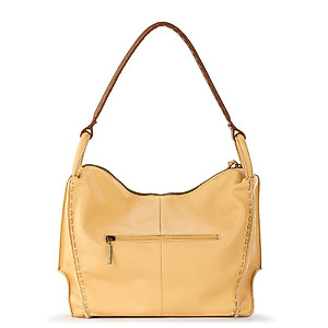The Sak Los Feliz Hobo in Leather, Lined, Roomy Shoulder Purse, Buttercup