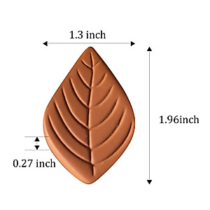 Brown Sugar Keeper Saver, 6pcs Terracotta Sugar Saver Keeps Brown Sugar Soft or Keep Dry Food Storage Containers Leaf Design