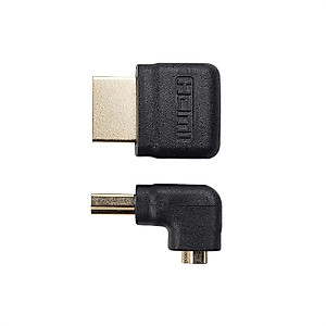Cable Matters 2-Pack 90 Degree HDMI Adapter with 4K and HDR Support