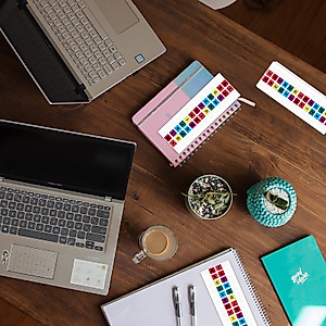 780 PCS Colorful Alphabet Tabs, A to Z 26 Letters Index Labels Multicolor Alphabet Tabs Tab Dividers Stickers for Binders Notebook Classify Files Contents Page Address Book Folder