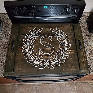 Stove Top Cover with Personalized Carving