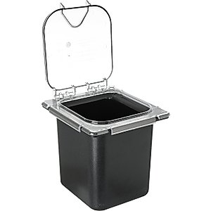 Carlisle FoodService Products CFS CM10318Z07 Coldmaster EZ Access Lid, 1/6 Size, 0.9" Height, 7" Width, 6.5" Length, Polycarbonate (PC), Clear (Pack of 2)