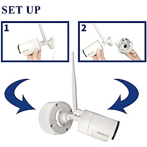 (Metal Aluminum & Waterproof) Junction Box Mount Bracket, Universal for Bullet Security Camera, Aluminum Waterproof Hide Cable Junction Box Compatible with Solar Panel, Fits Wall Ceiling (4pcs)