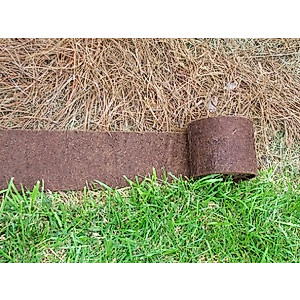 Bosmere Border Protection Edging Weed Mat, 10' x 9" Wide, Brown