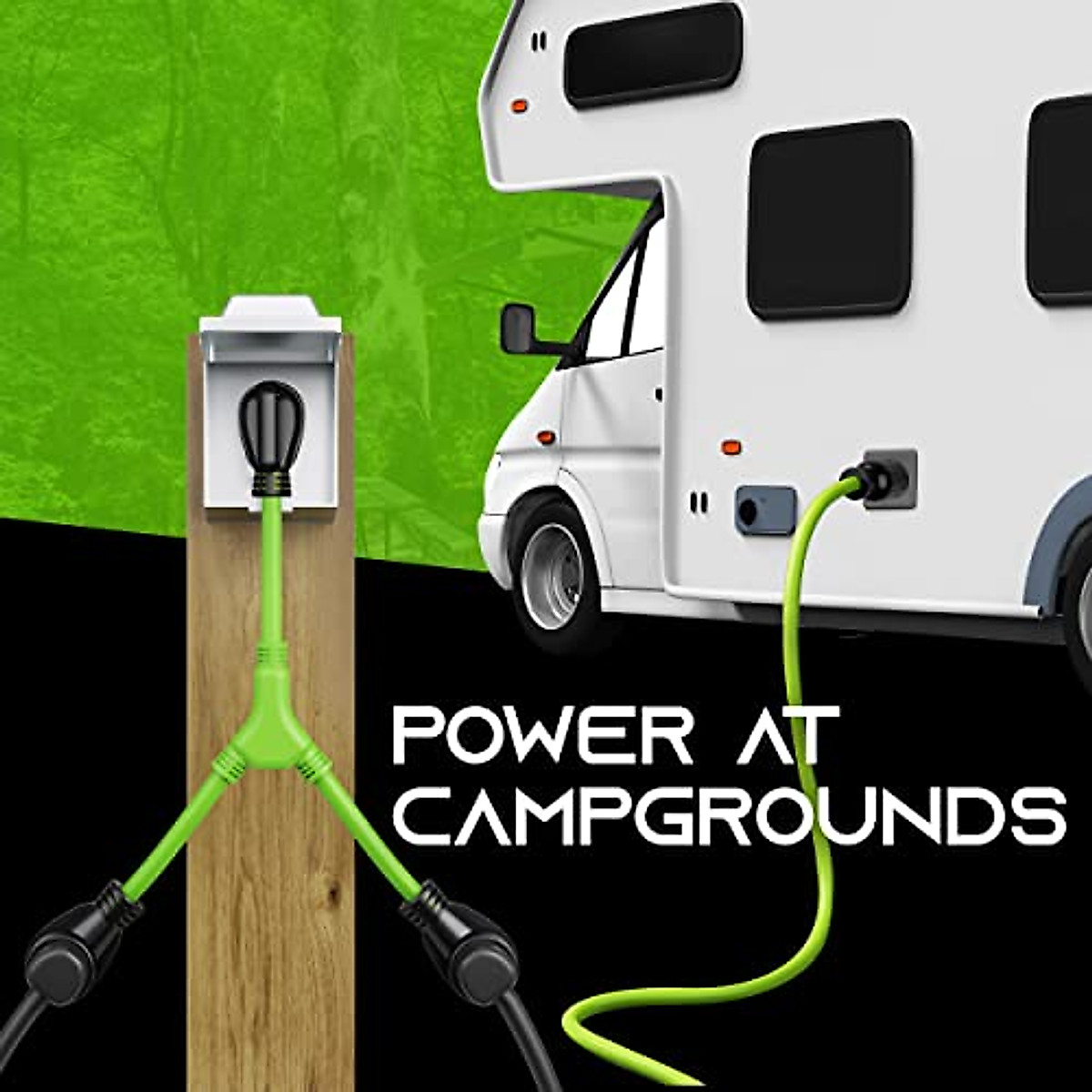 30A Y Splitter and 30A Surge Protector