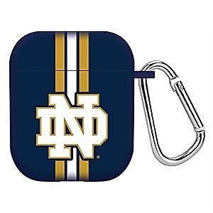 AFFINITY BANDS Notre Dame Fighting Irish HD Case Cover Compatible with Apple AirPods Gen 1 & 2 (Stripes)