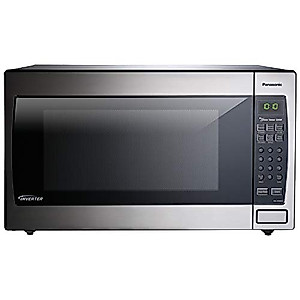 Panasonic Microwave Oven & Microwave Oven NN-SN966S Stainless Steel Countertop/Built-In with Inverter Technology and Genius Sensor, 2.2 Cubic Foot, 1250W