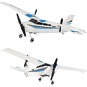 QT RC Plane 2.4Ghz 2 Channel Remote Control Airplane Ready to Fly,Durable EPP Foam RC Aircraft for Adults and Beginner, Easy & Ready to Fly, Great Gift Toy for Kids (Blue)
