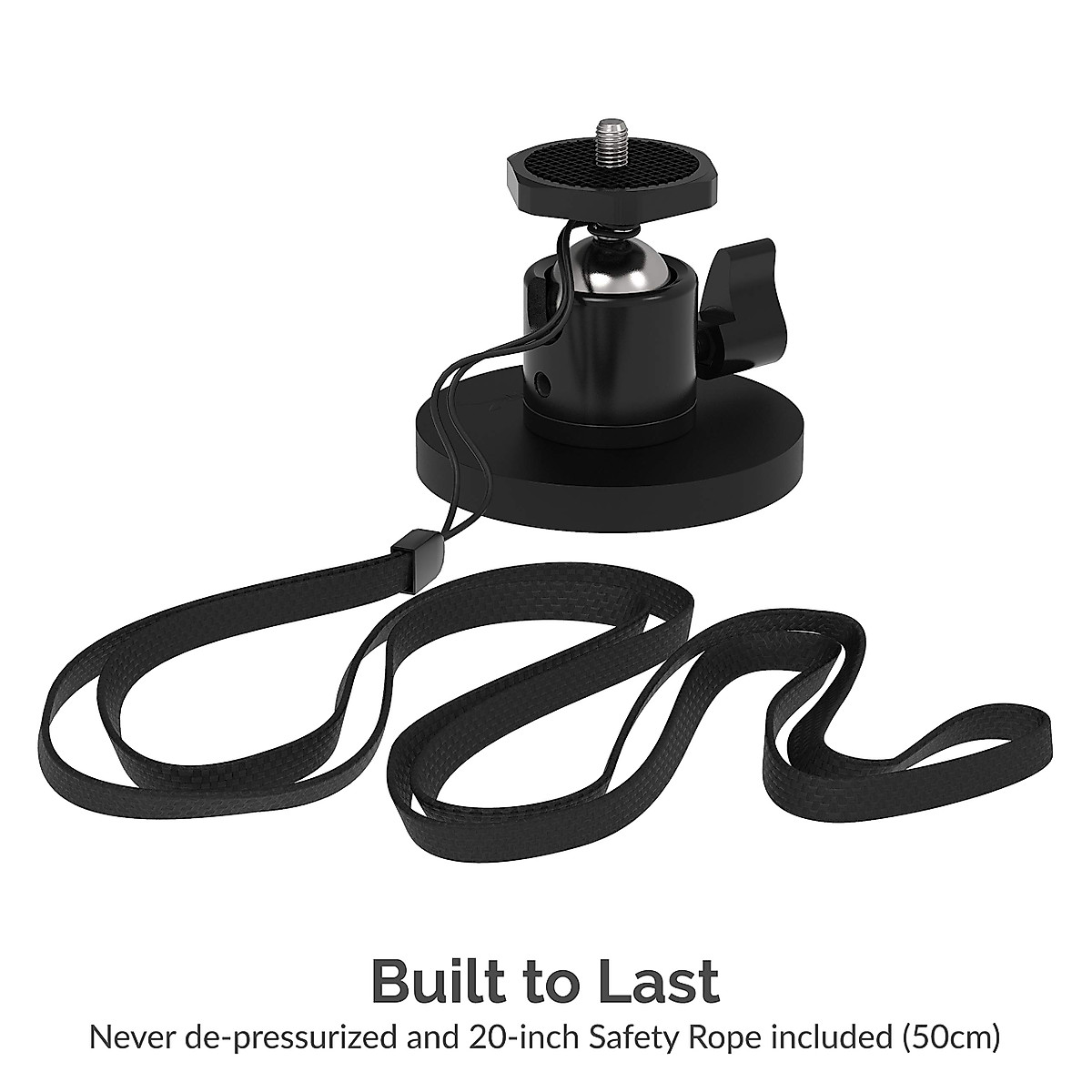 SABRENT Rubber-Coated Magnetic Mount for Action Cam and Small Cameras (CS-MG66)