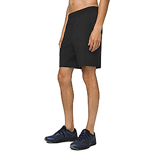 Lululemon Athletica Mens Pace Breaker Short Linerless (Black, S)