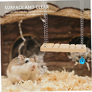 POPETPOP 2pcs Hamster Toy Accessories Cattery Toy Chinchilla Knickknack for Fun Squirrel Cage Gadget Hamster Playground Toy for Hamster Tiny Mouse Cage Trinket Gerbil Home Bauble
