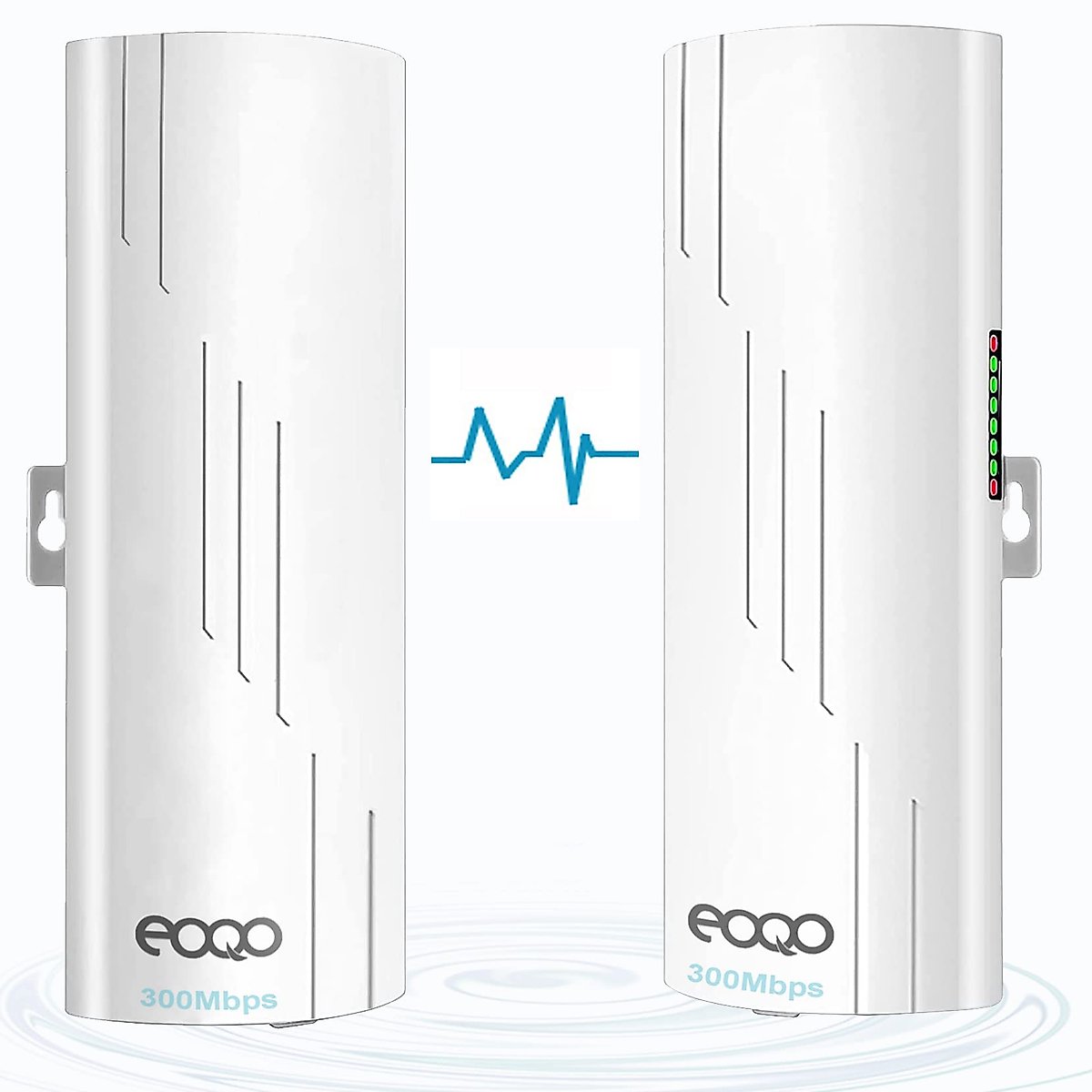 Wireless Bridge Point to Point Outdoor for Starlink Satellite Internet Extension, 5.8GHz 100Mbps Starlink WiFi Extender,Outdoor Access Point, 3KM Ethernet Bridge with 2 RJ45 LAN Port 2-Pack