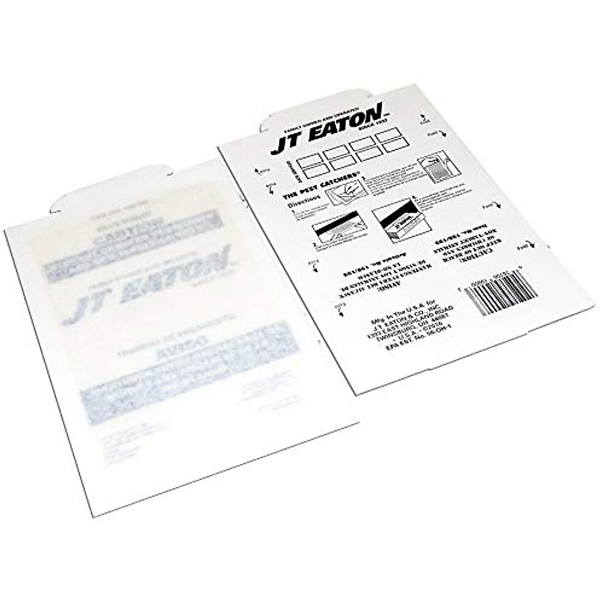 JT Eaton 199 Pest Catchers® Glue Board - 4.875" x 8.5", Non-Poisonous, No-Mess Cleanup, Foldable Tunnel Design