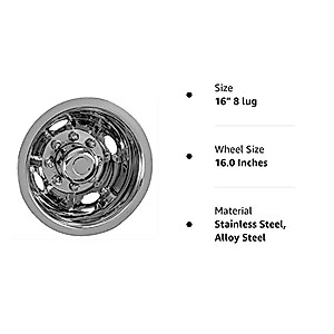 Rear Wheel Simulator 16" Snap on single piece