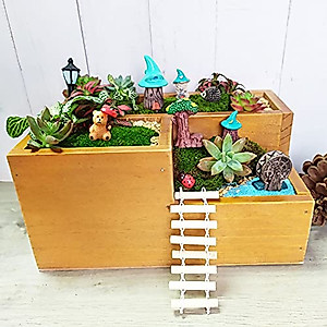 BEZALEL Mini Fairy Garden Accessories Outdoor - Miniature Fairy Garden Supplies Miniature Garden Accessories with Fairy Garden Animals, Houses, Decor for Garden Patio Micro Landscape Yard Bonsai