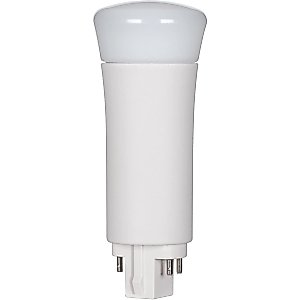 Satco S29860 9W LED PL 4-Pin; 4000K; 1000 Lumens; G24q Base; 10 Bulbs-California Compliant Replaces S9860