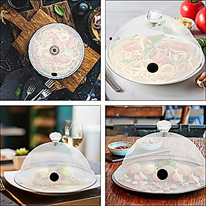 DOITOOL 2Pcs Smoking Cloche Dome Cover - Transparent Cocktail Smoker Dome - Acrylic Food Cover for Smoke Infuser Smoker Smoking Infusion Plates Bowls and Glasses