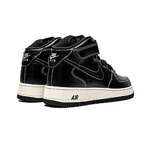 Nike mens Air Force 1 Mid '07 LX, Black/Black/Pale Ivory, 8.5