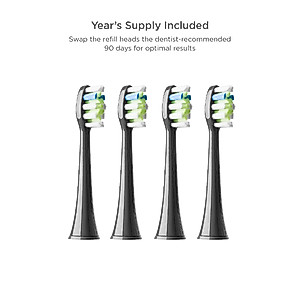 Soniclean Pro Ultra Sonic Toothbrush for Adults with 4 Toothbrush Heads, Rechargeable Toothbrush, Automatic Toothbrush, Sonic Toothbrush with Refills
