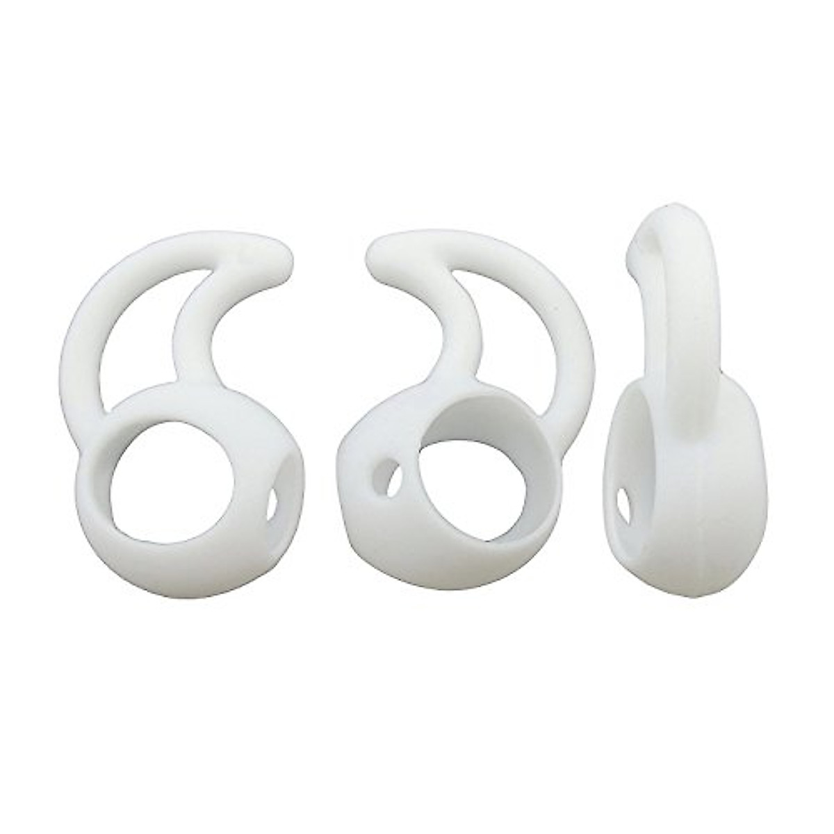 Zotech Replacement Covers and Hooks for Apple Airpods and EarPods 3 Pairs (White)