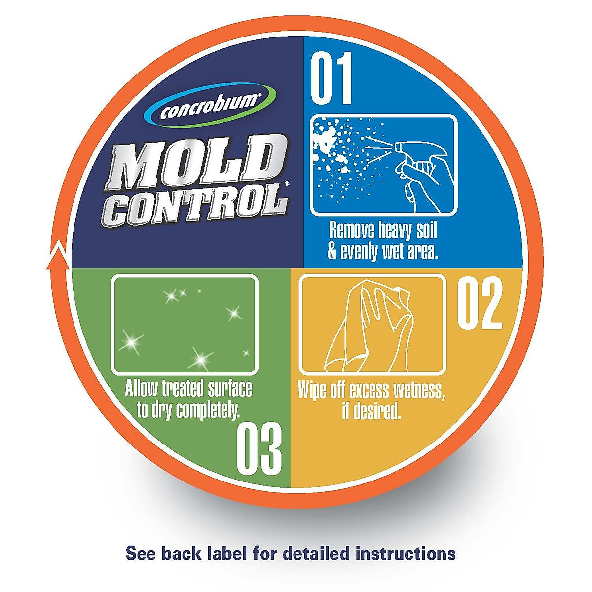 Concrobium 25326 Mold Control Spray, 32 oz