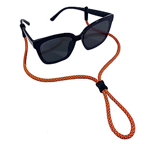 DECKER Eyewear Retainer Universal Fit Eyeglasses Lanyard 3PCS Reflective Glasses Strap One Size Fits Most Adjustable Sports Glasses Holder for Men and Women