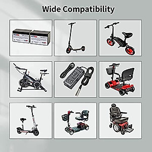 24V 2A Electronic Scooter Battery Charger for Go-Go Elite Traveller SC40E/SC44E, Jazzy Power Chair Charger, Schwinn S500 S350 S300 S400 S650, Ezip 400 500 650 750 900 Mountain Trailz, Pride Mobility