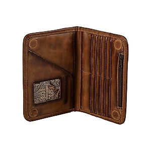 STS Ranchwear Women's Western Style Aztec Pattern Palomino Serape Creadit Card Holder Magnetic Wallet