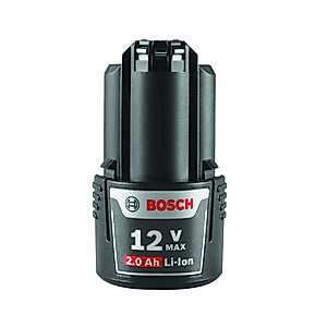 BOSCH Heated Vest Kit with Portable Power Adapter 12 Volt High Capacity Lithium Ion Battery, Black