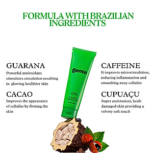 Gente Beauty Bye Bye Cellulite - Firming Lotion - Cellulite Remover, Skin Tightening Cream for Body, Anti Cellulite Cream, Belly Firming Cream, Skin Firming Body Lotion - 4.3FL OZ