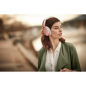 Bose QuietComfort 35 II Wireless Bluetooth Headphones, Noise-Cancelling, with Alexa Voice Control - Rose Gold