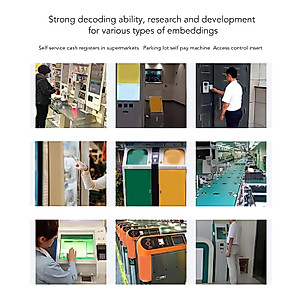 2D Embedded Mini USB Fixed Mount Scanner Module Strong Decoding Ability for Self Service Equipment Pipeline Access Control